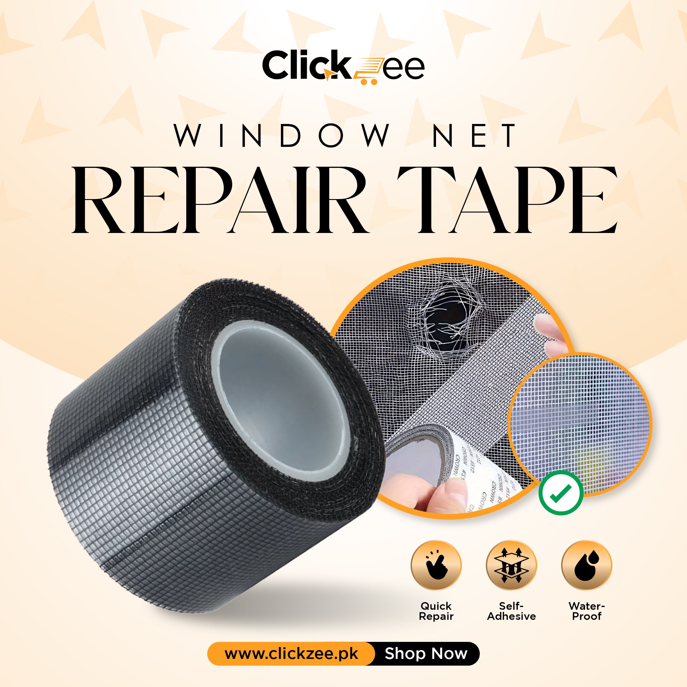 Window Repair Mesh Tape – Click Zee